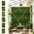 Artificial Grass Panels for Privacy Fence, Faux Greenery Wall Panels 60 ...