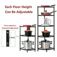 Free Shipping! petoto 6-Tier Carbon Steel Kitchen Corner Shelf Rack ...