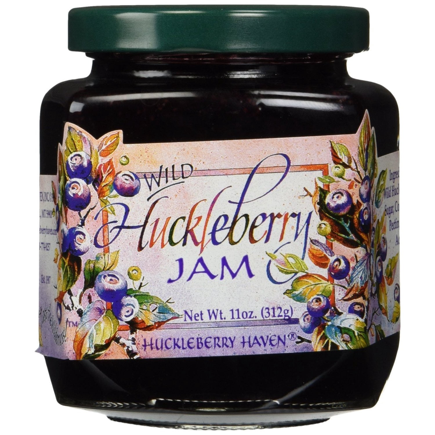 Huckleberry Haven Wild Huckleberry Jam 11 oz. | Walmart en línea