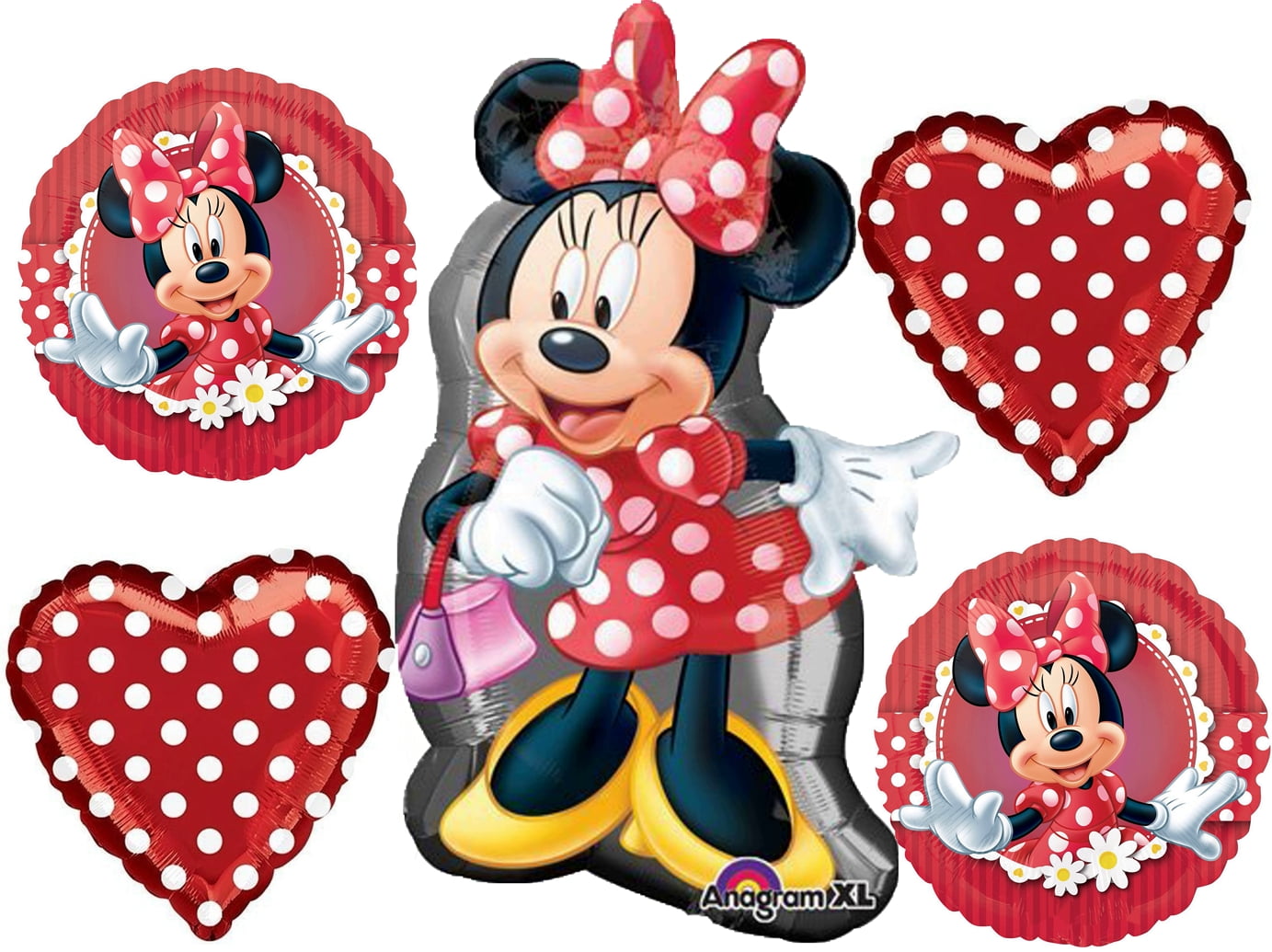 Red Minnie Mouse Bow Clip Art