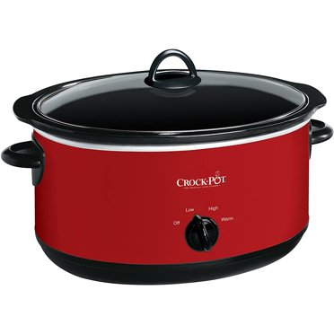 Crock-Pot, Red SCV401-TR 4-Quart Manual Slow Cooker - Walmart.com
