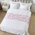 Bed Runner Pink Pineapple Bedding Scarves Soft Decorative Bed Flag ...