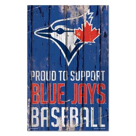 Toronto Blue Jays Sign 11x17 Wood Proud to Support Design | Walmart Canada