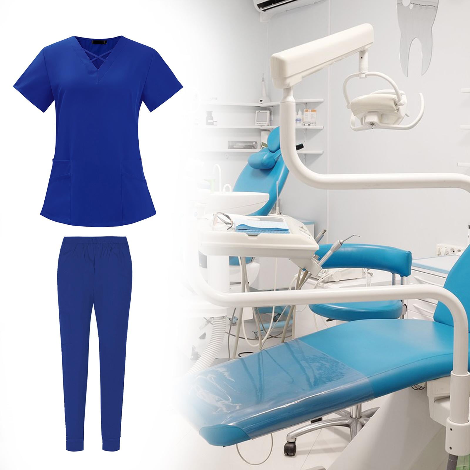 Scrub Set Workwear Scrubs Transpirable Moda Ligero Duradero Suave ...