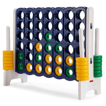 XJD Jumbo 4-to-Score Giant Game Set 4-in-a-Row Connect Game for Adults ...