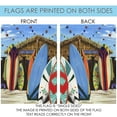 Toland Home Garden Surf Shack Beach Summer Flag Double Sided 28x40 Inch ...