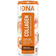HYDRADNA Collagen Sparkling Protein Water Drink, Georgia Peach Flavor ...