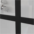 JERFIT 46x72 Inch Frameless Walk-In Shower Screen Panel, Tempered Glass ...