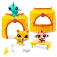 Littlest Pet Shop, Tiki Jungle Play Pack - Gen 7, Pets 50, 51, 52, LPS ...