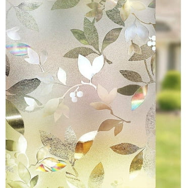 Frosted Window Film No Glue, Frosting Privacy Glass Films for Windows ...