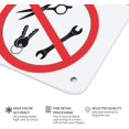 Street Sign No Metal Object Allowed Retro Vintage Sign Home Bar Pub ...