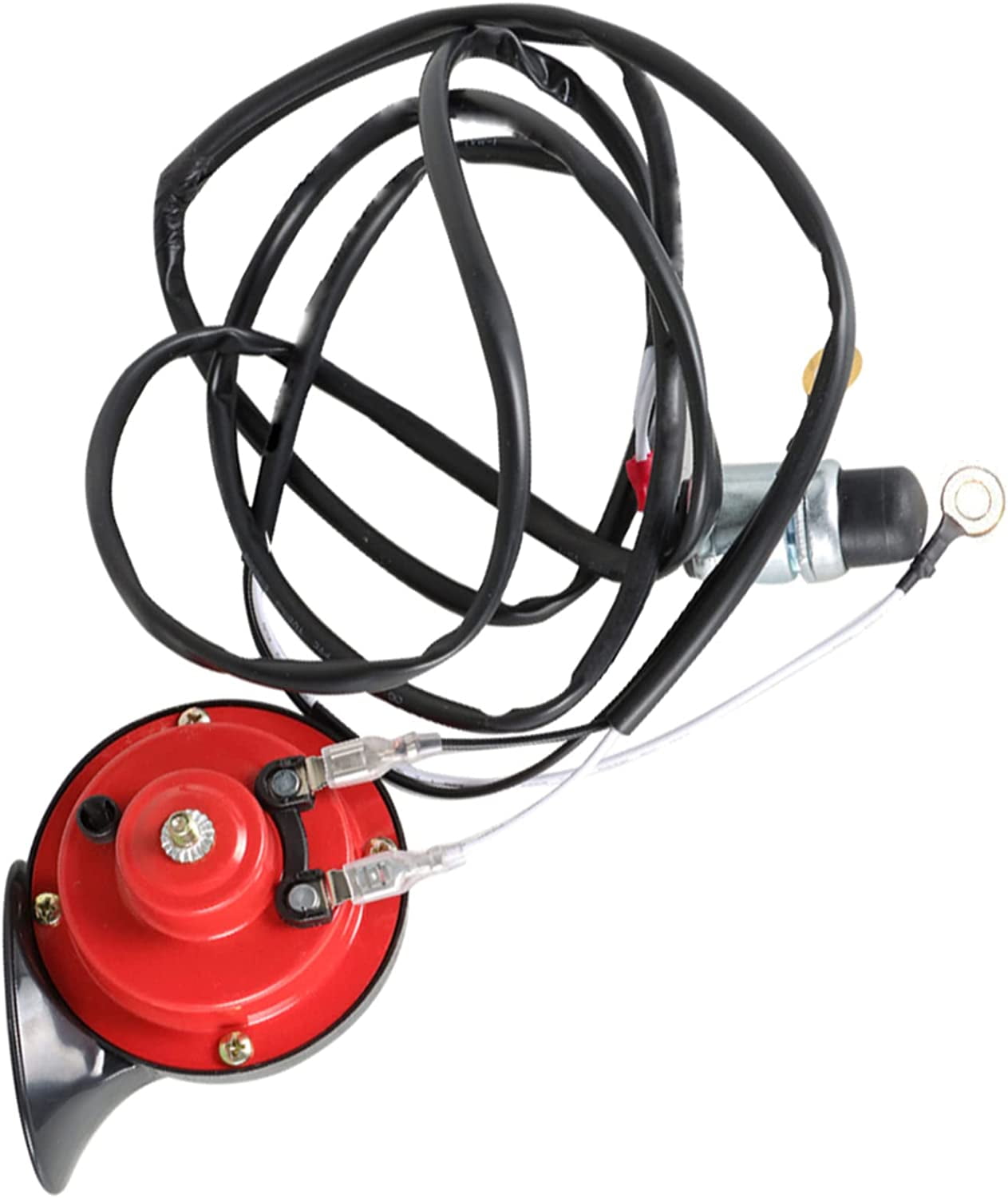 waltyotur 12V Electric Horn Kit Replacement for EZGO Club Car Yamaha ...