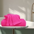 GLAMBURG Ultra Soft 3 Pack Cotton Towel Set, Contains a Bath Towel ...