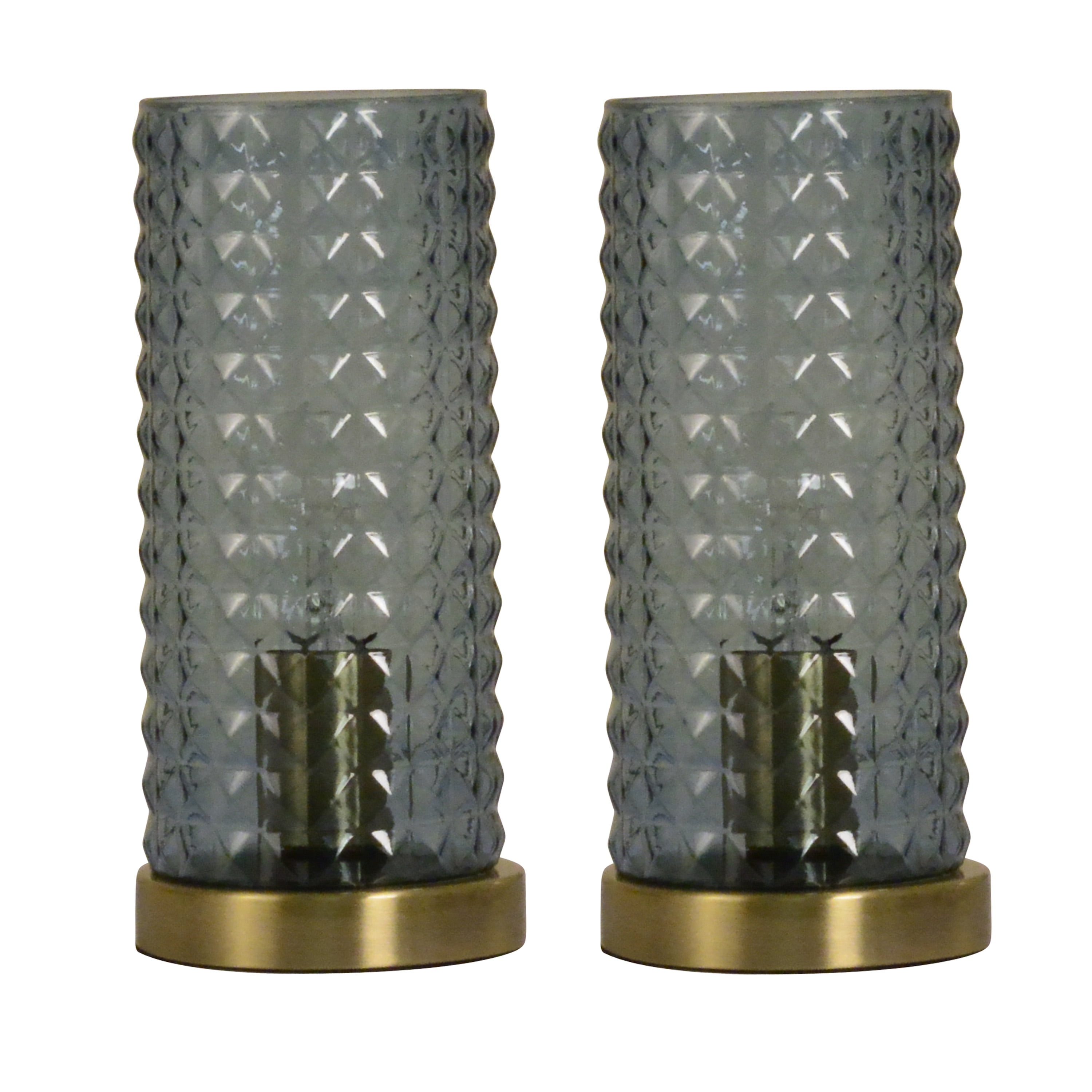 BLUE GLASS UPLIGHT - Walmart.com