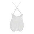 adviicd Fishnet Lingerie Lingerie for Women Snap Crotch Teddy Bodysuit ...