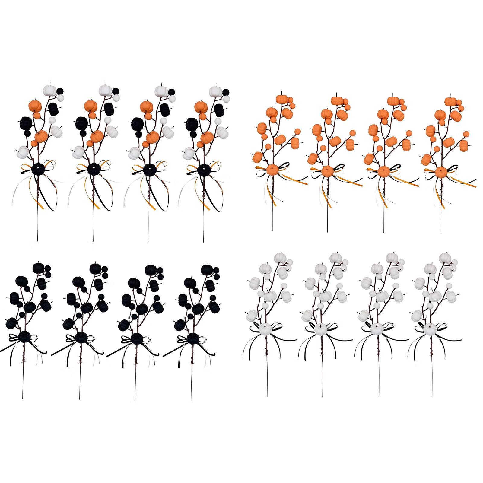Megawheels Artificial Pumpkin Branches|Creative Fall Pumpkin Stems with ...