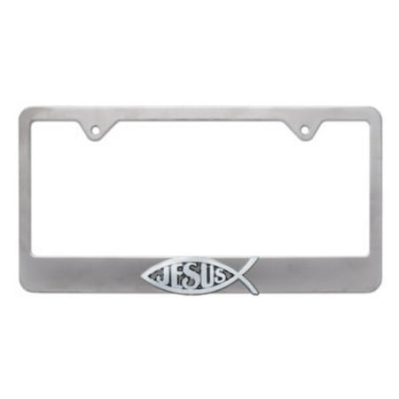 Christian Fish Jesus License Plate Frame - Walmart.com