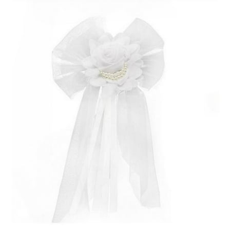 fastboy Blended Stunning Wedding Pew End Bow Knots Realistic Appearance ...