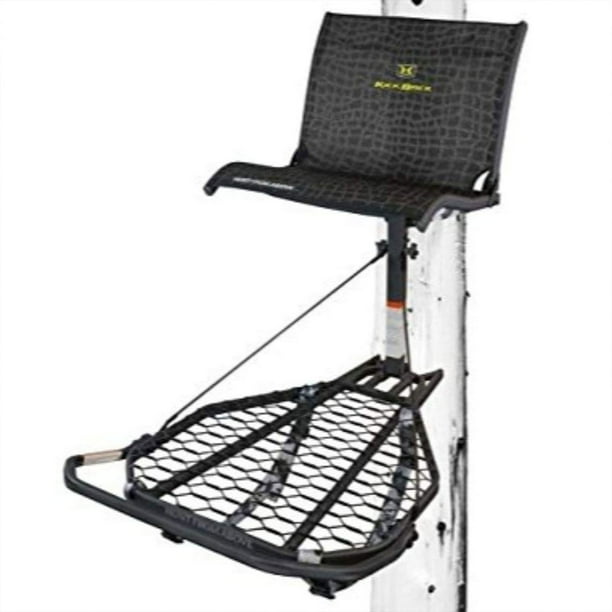 Hawk HWK-HF2031 Kickback LVL Steel Hang-On Tree Stand w/ Leg Extension ...