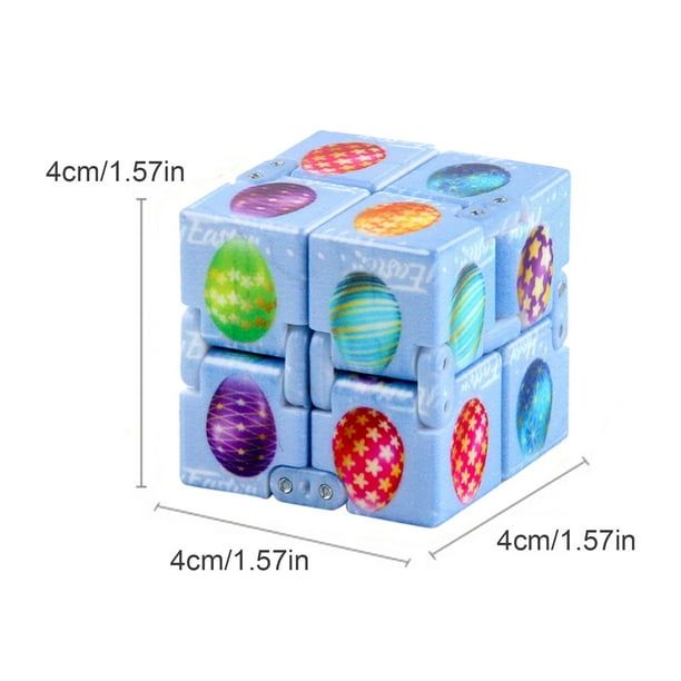 Cartoon Infinity Magic Cube Square Puzzle Toys Relieve Stress Hand Game ...