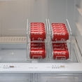 Simple Houseware 2 Pack - Stackable Soda Can Dispenser Rack, White ...