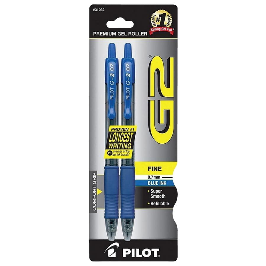 Click here for Pilot G27l2 G2 Retractable Roller Pen 0.7mm Blue (... prices