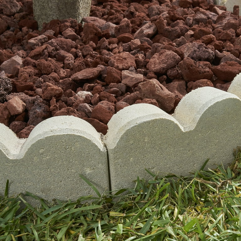 Curved Scallop Edging Stone