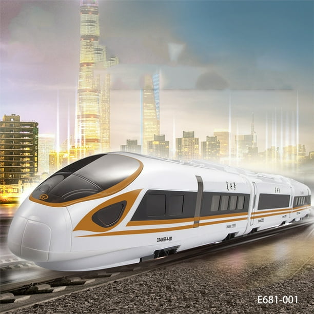 Realistic Remote Control High-speed Train Toy Simulation Voice ...