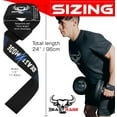 BEAST RAGE Weight Lifting Straps Fitness Padded Cotton Advanced Grips ...