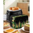 Green Christmas Tree Toaster Cover 4 Slice, Large Kitchen Appliance ...