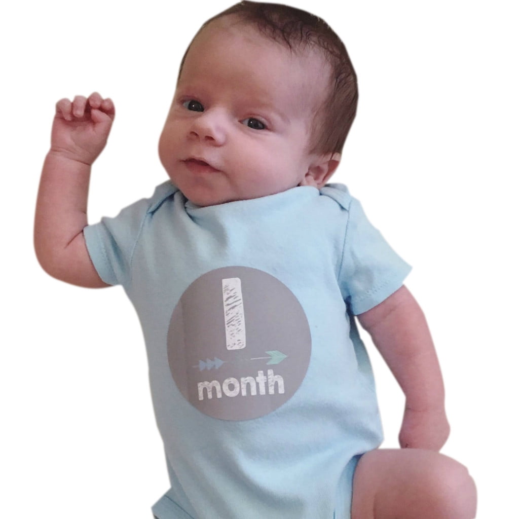 GWAABD Gift Baby Essentials 12PCS Baby Monthly Milestone Stickers Birth ...