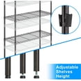 "Ktaxon 3-Shelf Steel Shelving Rack, Adjustable Storage Organizer ...