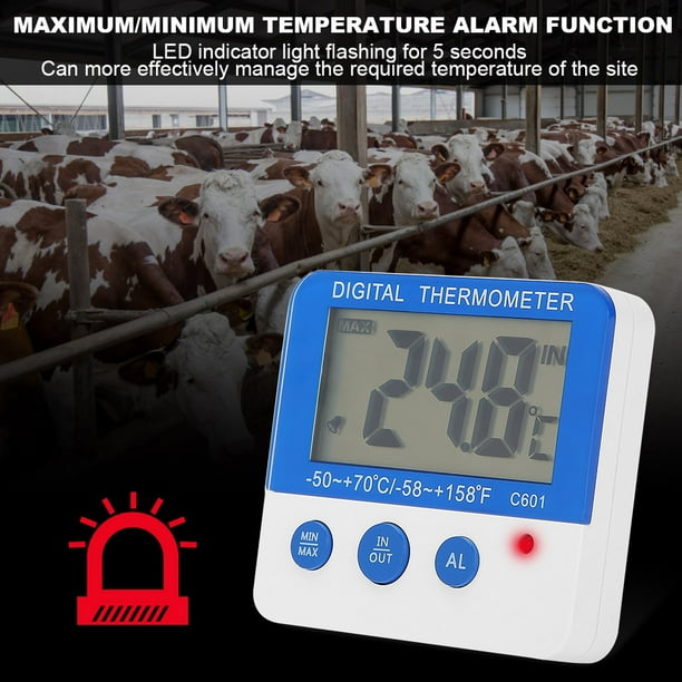 Freezer , LCD Display Freezer Alarm For Freezer For Fish For Livestock ...