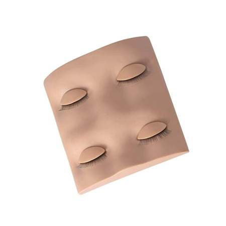 Practice Eyelash Extension Head Model Natural Portable for Lash Head ...