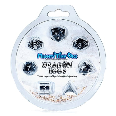 Mighty Tiny Dice: Chromatic Lightning - 7 pc - RPG Dice Set Thermal ...