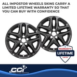Coast To Coast IWCIMP372BLKN; Wheel Skin; IMPOSTOR ®; 17 Inch; 5 Split ...