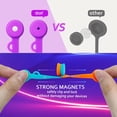 6 packs of magnetic wire harness organizers, silicone twist ties ...