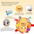 BESTSKY Dog Plush Toy with Straps,6-Inch Soft Stuffed Ball with Cotton ...