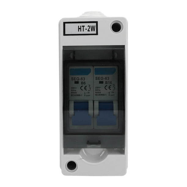 Power Distribution Box, Rustproof 6000A Quenching Terminal 2 Poles ...