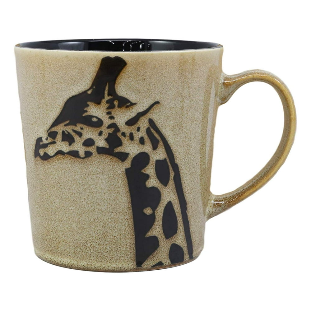 Ebros Ceramic Animal Totem Spirit Long Necked Giraffe Print Drinking ...