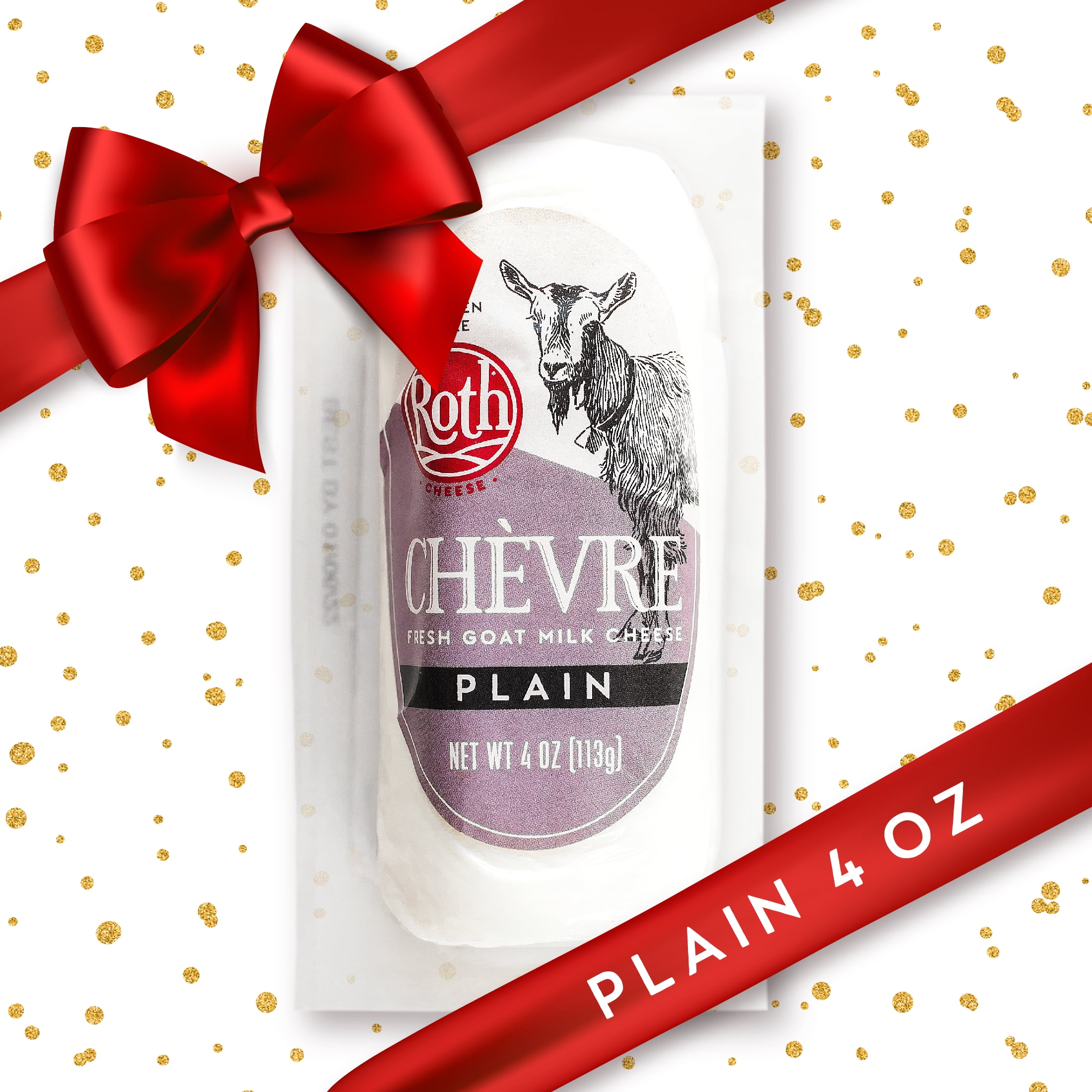 Roth Chèvre Plain Fresh Goat Cheese Log 4 oz - Walmart.com