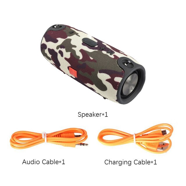 Bluetooth Speaker 3600mAh 40W TWS Waterproof Portable PC column bass Music Player Subwoofer ...