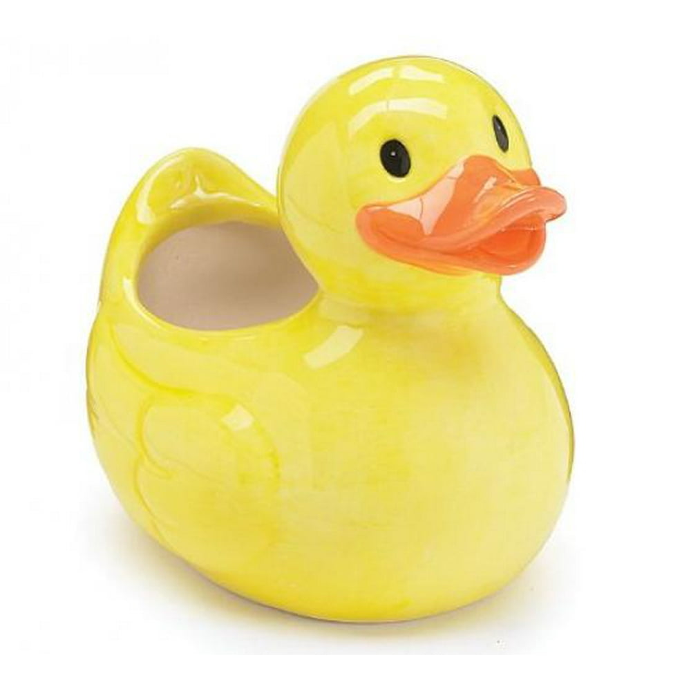 Yellow Duck Planter/Vase Or Holder For Home And Nursery Decor - Walmart ...
