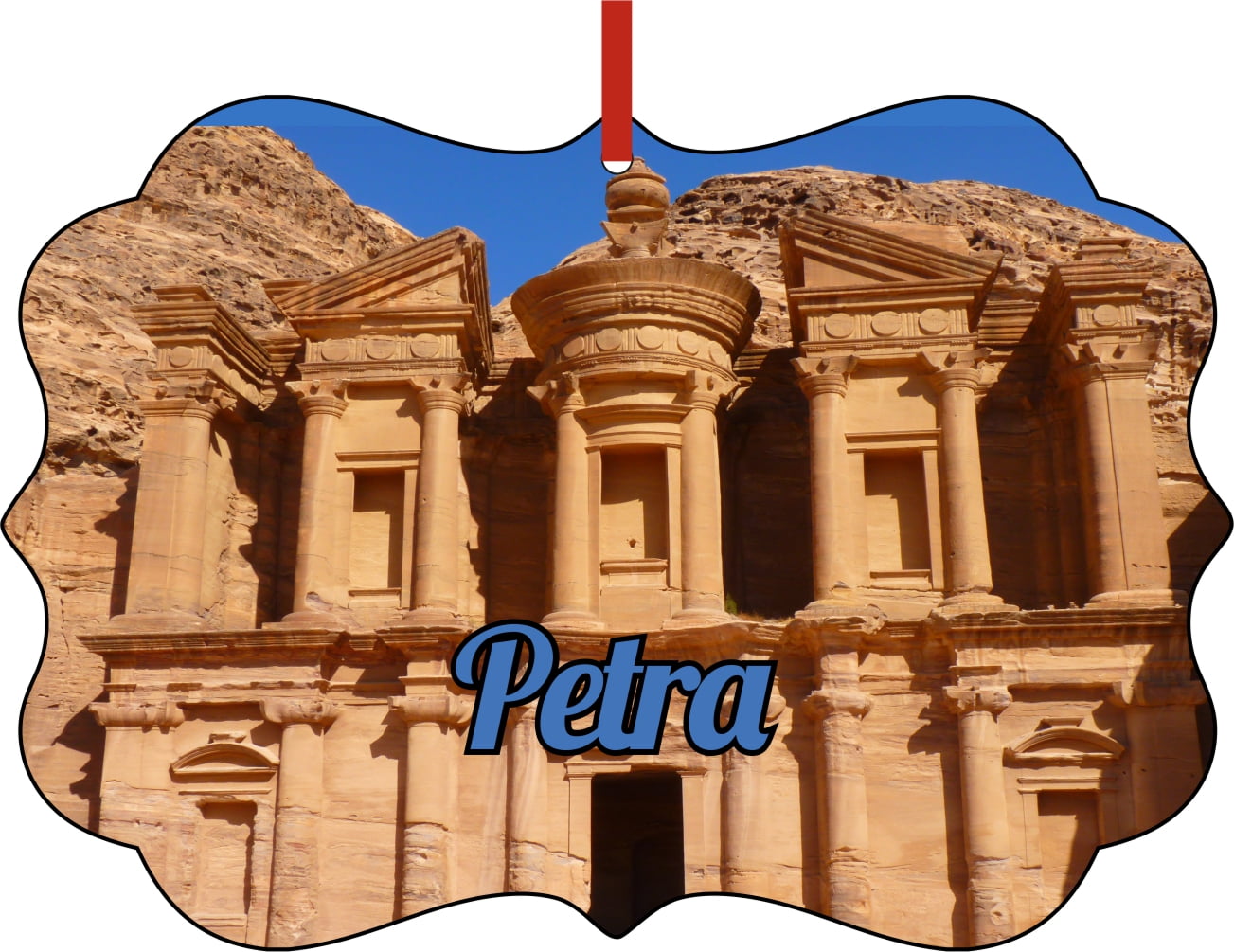 Christmas Ornaments Travel Petra Jordan Xmas Ornament Christmas DÃ©cor ...