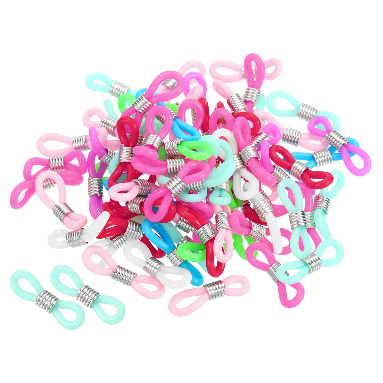 Uxcell Eyeglass Chain Connector Adjustable Anti Slip Rubber Strap ...