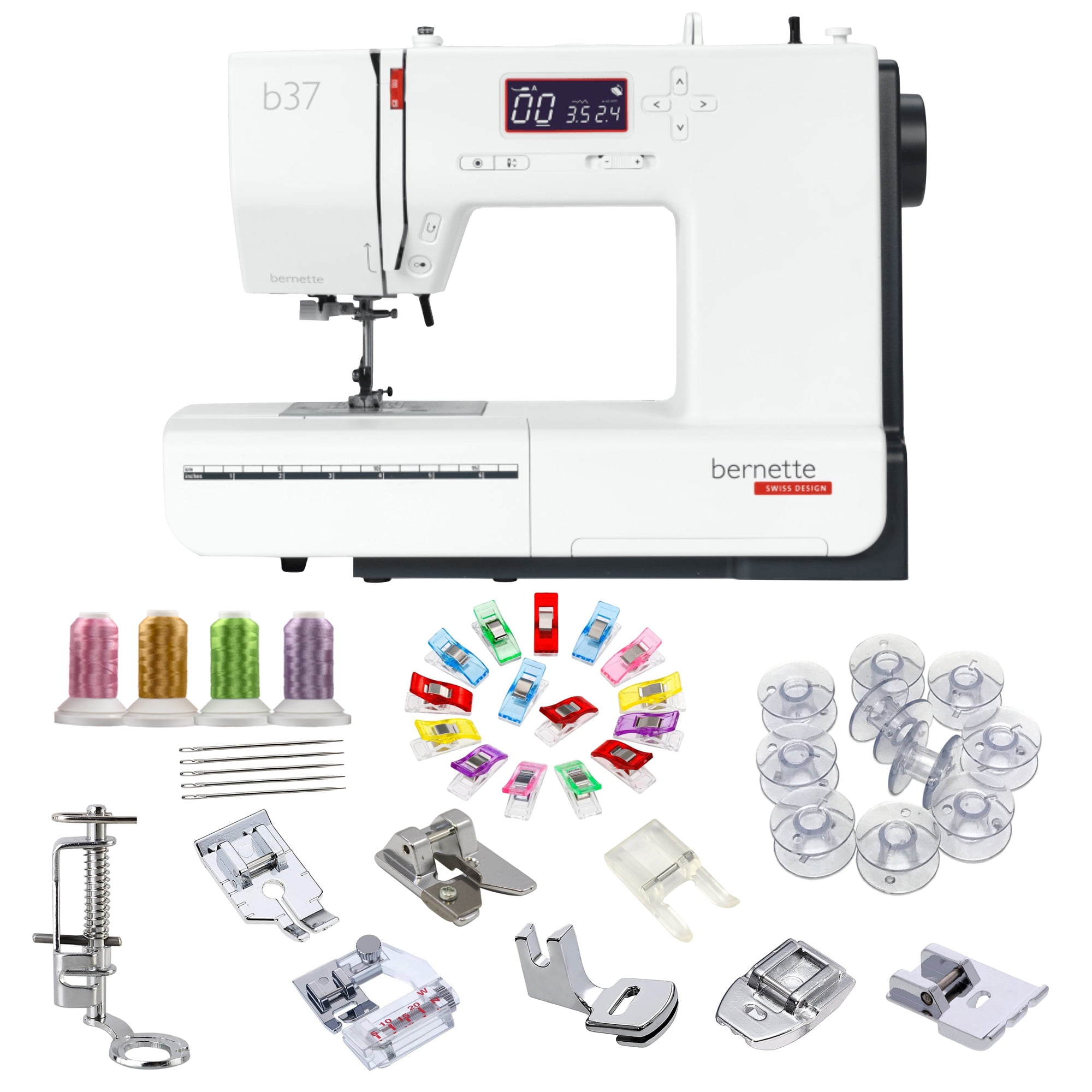 Bernette b37 Swiss Design Computerized Sewing Machine with $249 Bonus ...