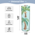 Beach Cartoon Palm Tree Pattern Vase Flower Vase Clear Unbreakable ...