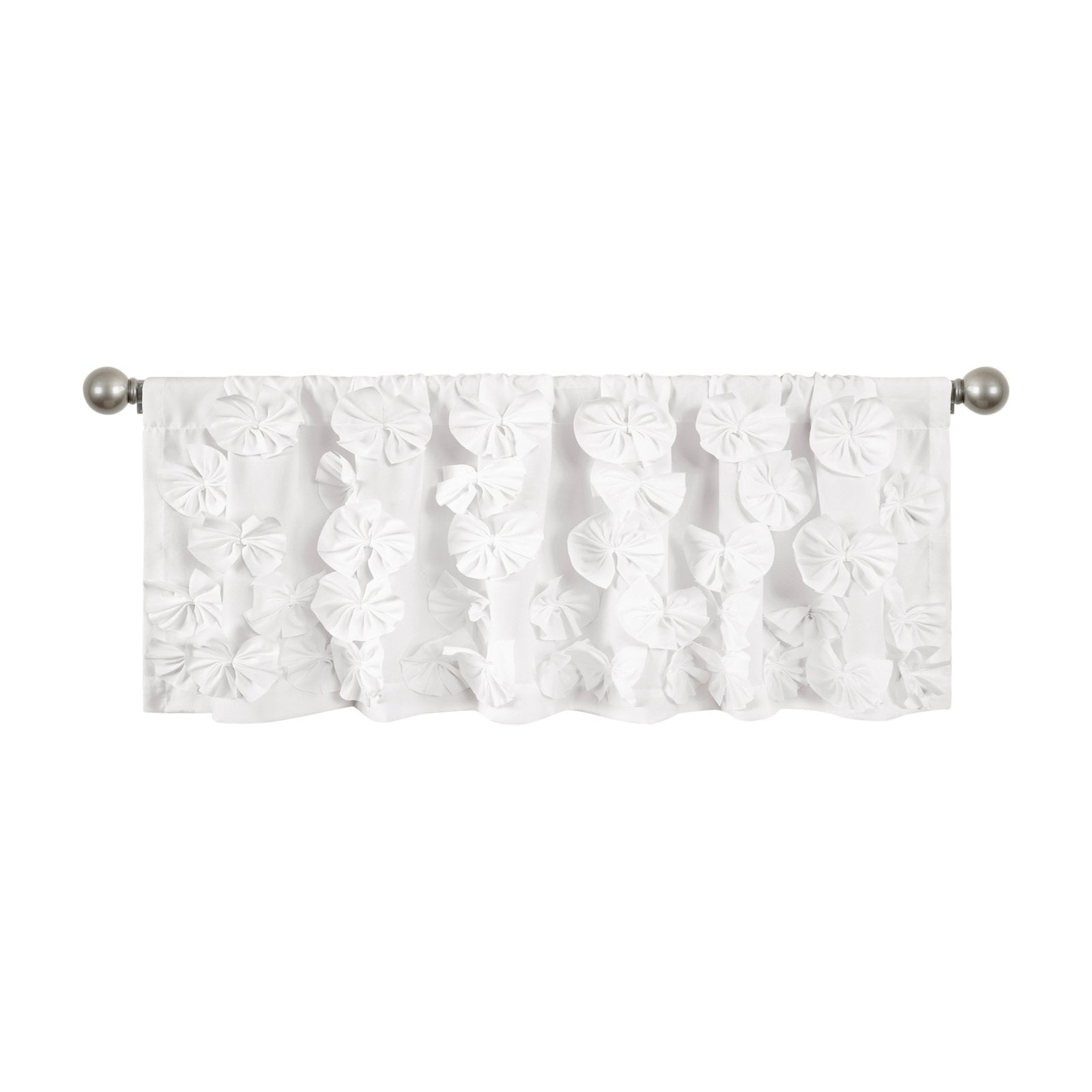 Lush Decor Riley Ruffled Valance - Walmart.com