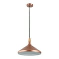 Lighting IRONCLAD Contemporary-Style 1 Light Matt Rose Gold Ceiling ...