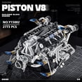 39065 Super V8 Engine Model Building Block Set, 2773 Pieces Engine ...